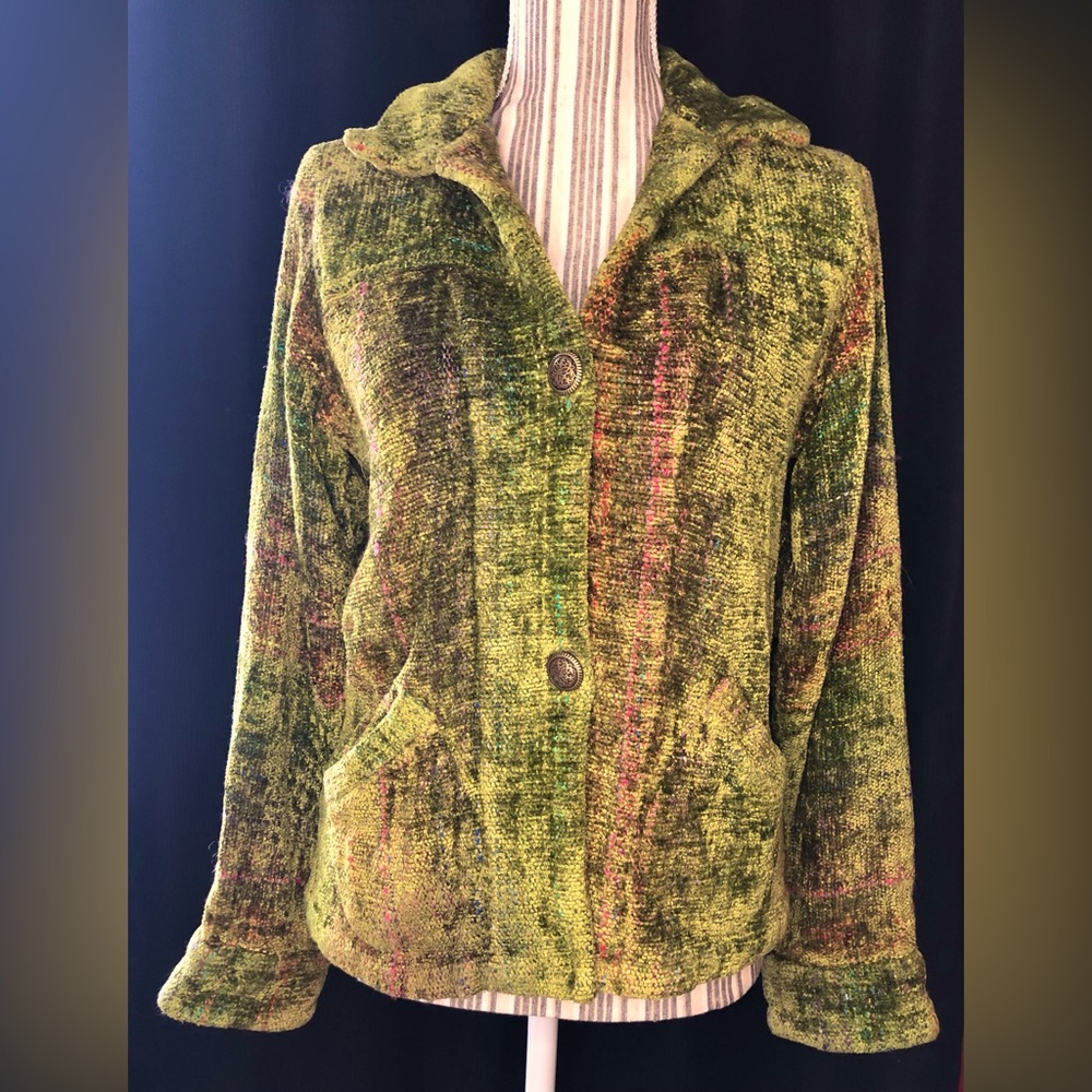 Vintage Elizabeth Jenkins Art To Wear Jacket - Gem